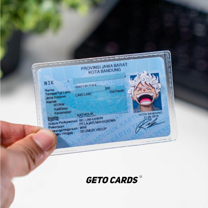 Promo Sampul Pelindung Kartu Anti Gores Untuk KTP ID CARD Design Anime ...