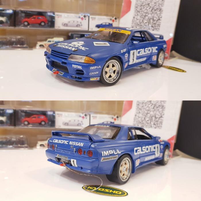 Jual Kyosho - no box, Nissan Skyline GTR R32 Calsonic JTC Gr.A 1991 #1 ...