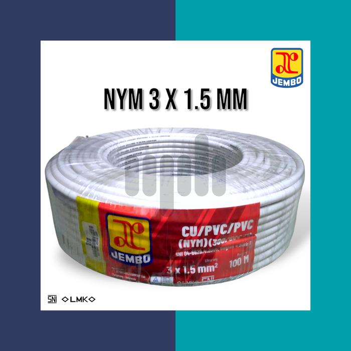 Jual Kabel NYM 3x1.5 mm JEMBO, 100 meter - Jakarta Pusat - Toko A.P.H | Tokopedia
