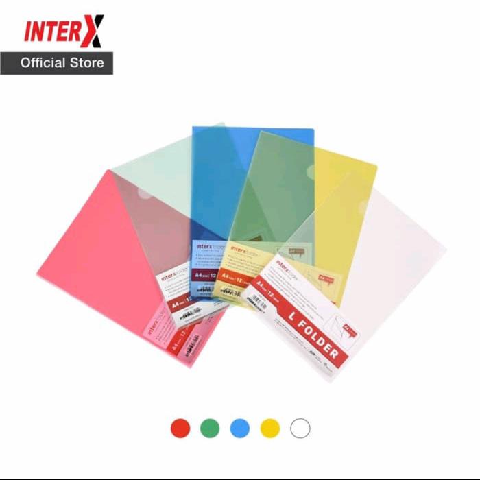 Jual Inter X Map L A4 Tebal (12 Pcs)/ Clear Sleeves / Map Plastik A4 ...