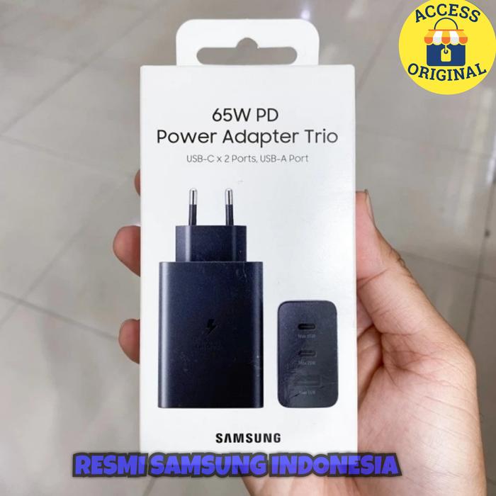 Jual Adapter Charger Trio 65W Samsung Tab S9 Ultra Tab S9 Plus Adaptor ...