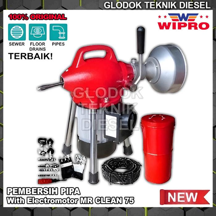 Jual Wipro Pembersih Pipa With Electromotor MR CLEAN 75 Pipe Cleaner ...