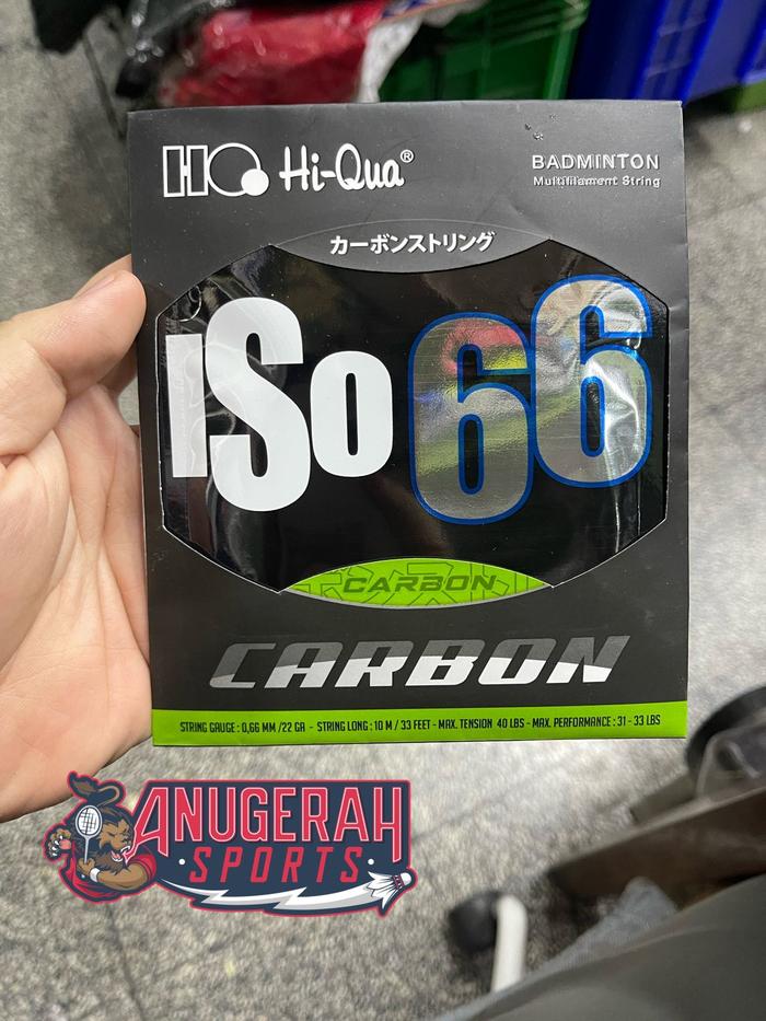 Jual Senar Badminton HI-QUA / HIQUA ISO 66 CARBON ORIGINAL - Kota ...