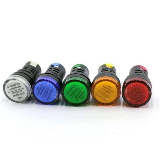 Jual Indikator panel Led 24vdc 22mm / pilot lamp led 24vdc / AD22-22DS ...