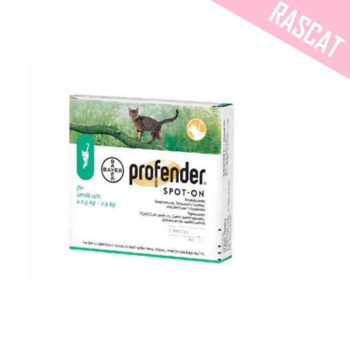 Jual Profender Spot On Cat 0.5-2.5 Kg Small Obat Cacing Kucing Per Tube ...