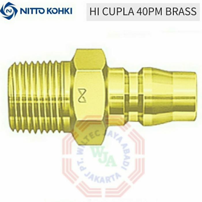 Jual Quick Coupler Coupling angin Nitto 800PM (1") HI Cupla Brass ...