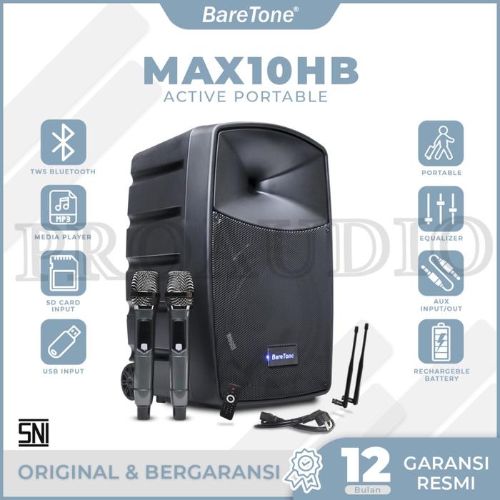 Jual Speaker Portable Baretone MAX 10 HB MAX 10HB MAX10 HB 300 W ...