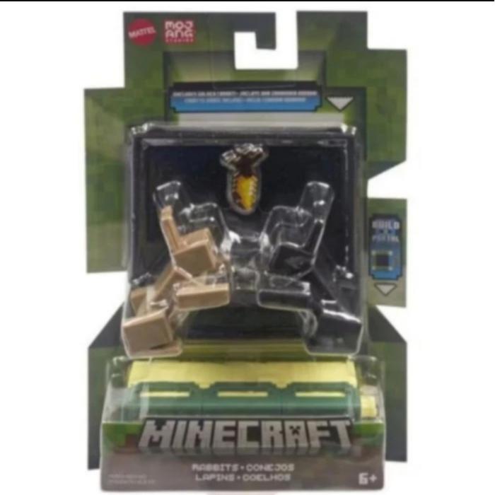 Jual Mainan Anak Minecraft Build A Portal Glow Squid Invisible Enderman ...