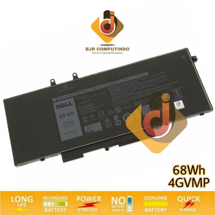 Jual Baterai Dell Latitude 5400 5500 4GVMP 68Wh 4-Cells Original ...