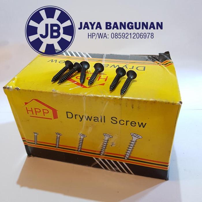 Jual Paku Skrup Sekrup Gypsum Hitam 6 x 2 inch dos - Kota Depok - TB ...