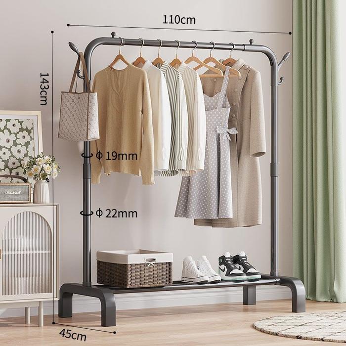Jual (Big stand hanger single) Rak Gantungan Baju,pakaian jemuran ...
