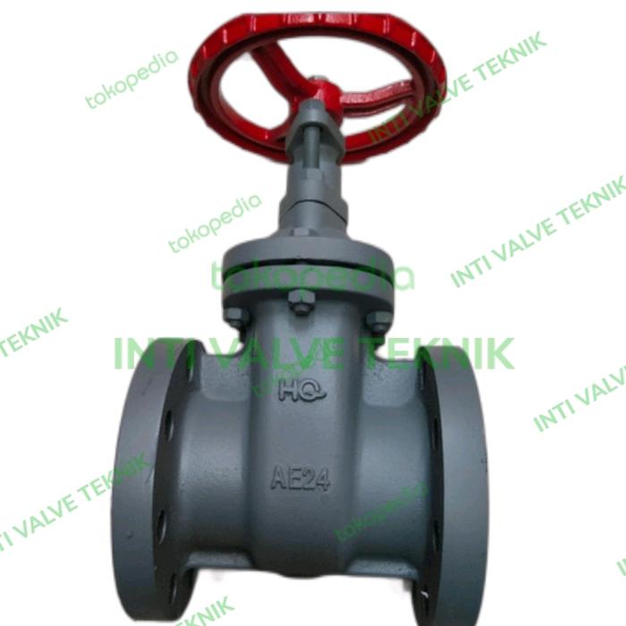 Jual Gate Valve NRS Cast Iron JIS 10K 4 Inchi merk HQ flange - Jakarta ...