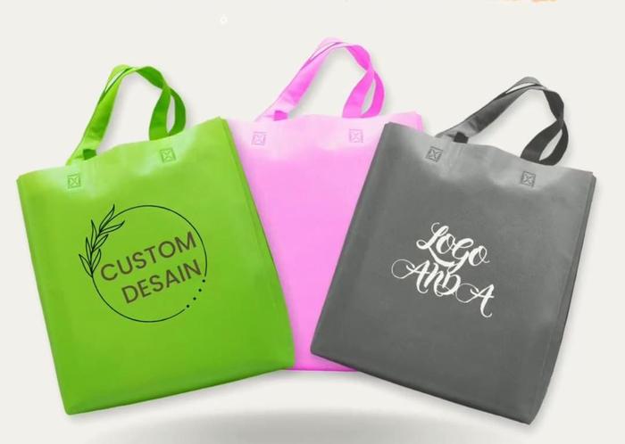 Jual goody bag 25x35x8 Sablon Tas Kain belanja Spunbond Murah/ Tas Promosi - Jakarta Timur ...