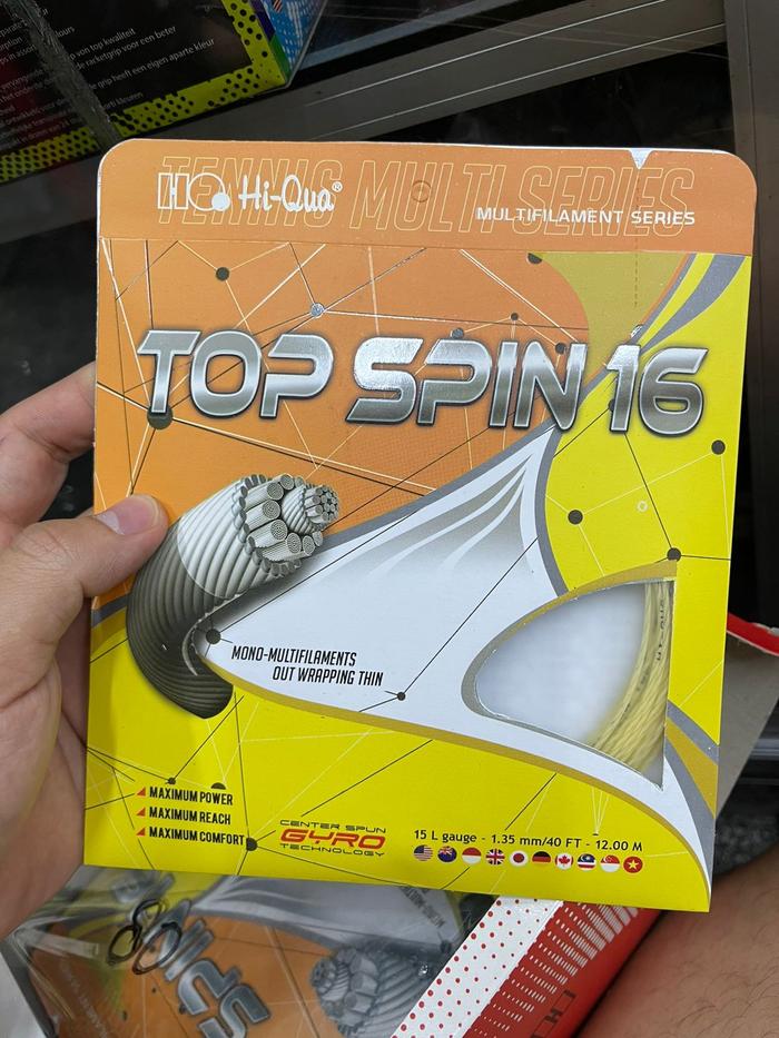 Jual Senar Raket Tenis / Tennis String HI-QUA / HIQUA TOP SPIN 16 ...