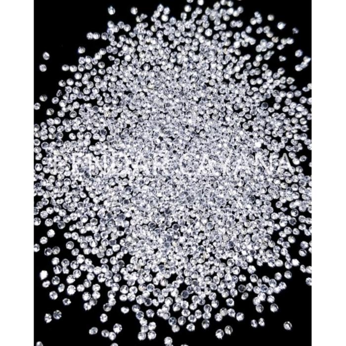 Jual Cubic Zirconia 2mm batu permata tabur Grade AAA White Color harga ...