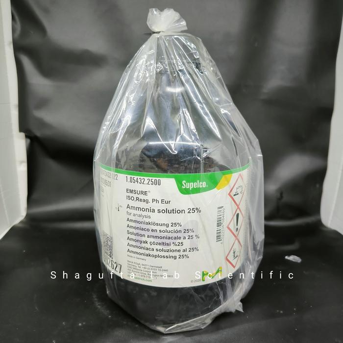 Jual Ammonia (NH3) solution 25% Merck 500 mL| Larutan Amonia 25% Merck ...
