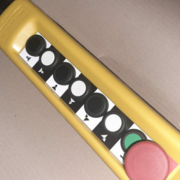 Jual remote pendant control double speed hoist crane 2 schneider tele ...