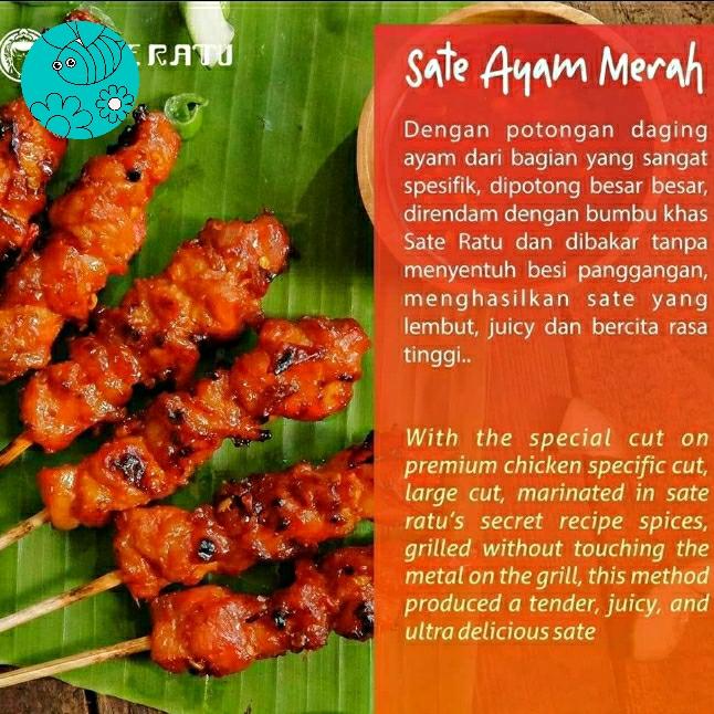 Jual SATE RATU 2 PORSI FRESH VACCUUM FROZEN SATE AYAM VIRAL KHAS JOGJA ...