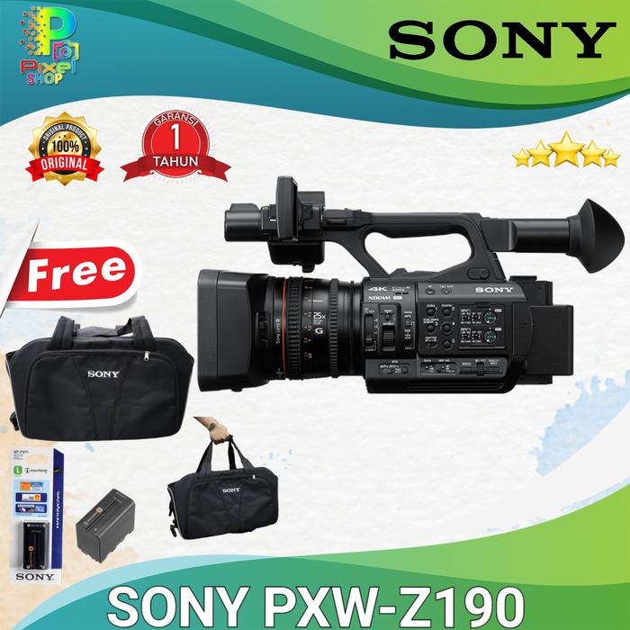 Jual SONY PXW-Z190 Compact 4K 3-CMOS 1/3-type Sensor XDCAM Camcorder ...