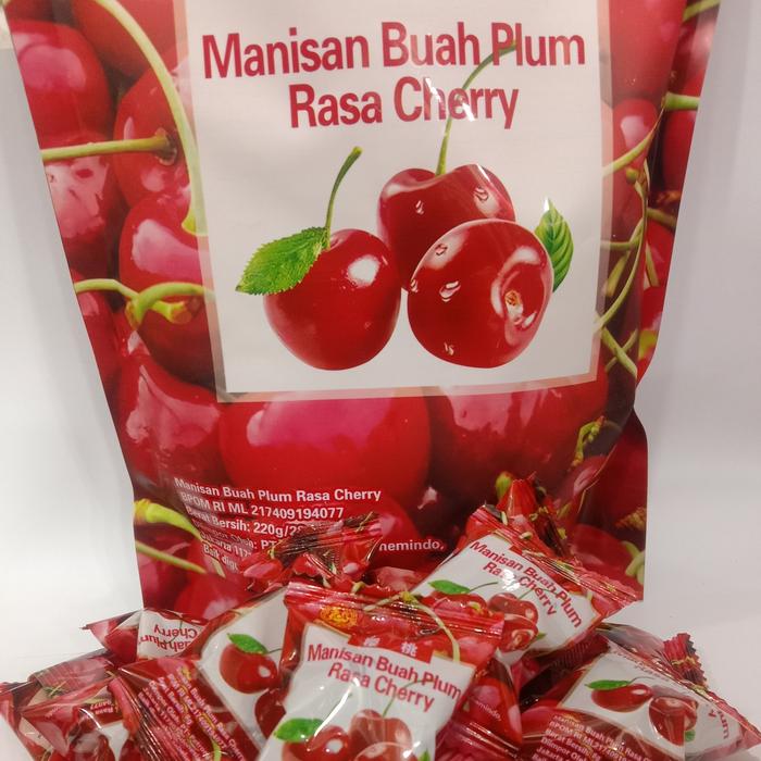 Jual Manisan Buah Plum Rasa Cherry 200 Gram - Jakarta Pusat - BBQ SNACK ...