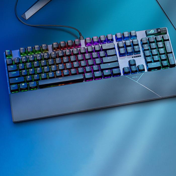 Promo ASUS ROG STRIX SCOPE II ROG NX SNOW MECHANICAL GAMING KEYBOARD ...