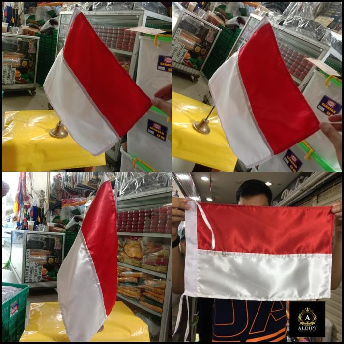 Jual Bendera Mobil Merah Putih Bahan Satin Ukuran 30×40cm - Jakarta ...