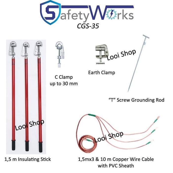 Jual Grounding Stick 20 kV / Ground Stick 20 kV / Grounding Lokal ...
