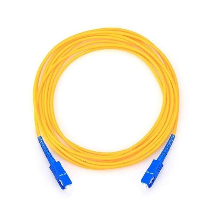 Jual FO Kabel Fiber Optic Patch Cord Warna Kuning Single Mode sc sc 3 ...