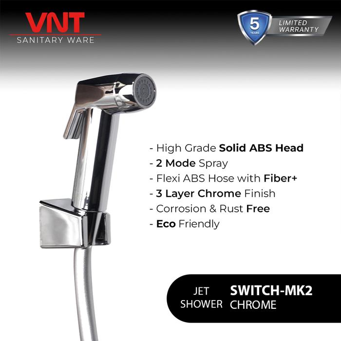 Promo Jet Shower Bidet Semprotan Cebok Toilet VNT SWITCH MK2 Chrome - Kab. Tangerang - VNT ...