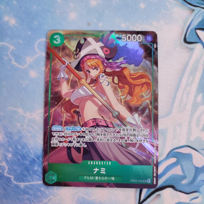 Promo one piece tcg Nami OP02-036 parallel art original - Jakarta Barat - Jprimary | Tokopedia