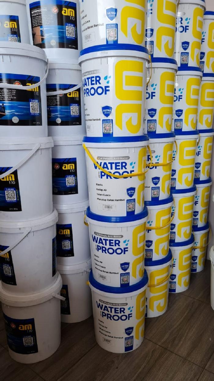 Jual AM 110 Cat Anti Bocor / waterproofing 20 kg Silver Grey - Kota ...