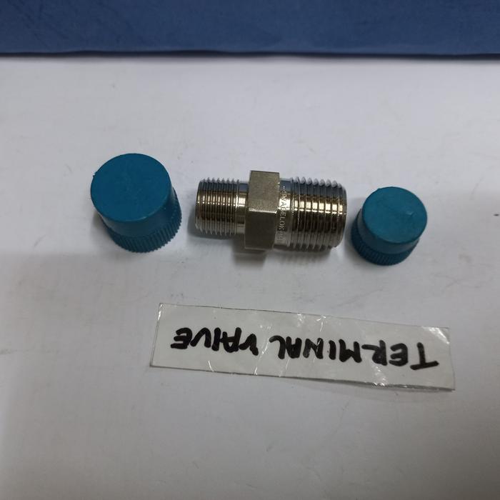 Jual hex reducing nipple swagelok ss-8-HRN-4 double neple swagelok 1/2× ...