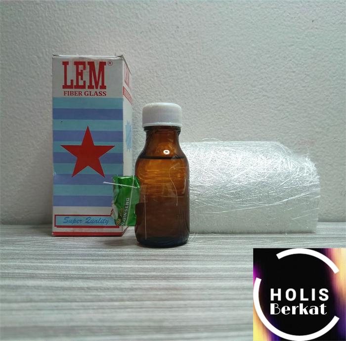 Jual Lem Fiber Glass Fiberglass RESIN Lem Plastik Bak Mandi Ember Toren ...