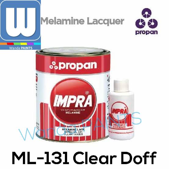 Jual IMPRA MELAMINE LACK ML 131 Warna Clear Doff (1 LITER + HARDENER ...