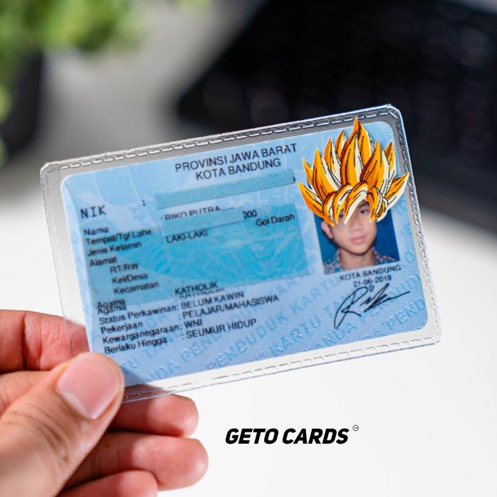 Promo Sampul Pelindung Kartu Anti Gores Untuk KTP ID CARD Design Anime ...