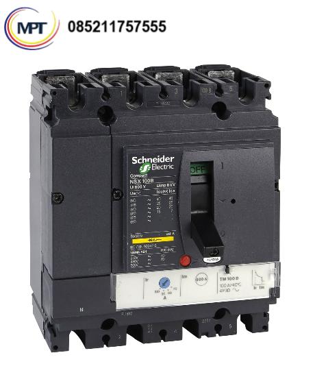 Jual MCCB Circuit Breaker Compact NSX100N - TMD - 250A - 4 poles ...