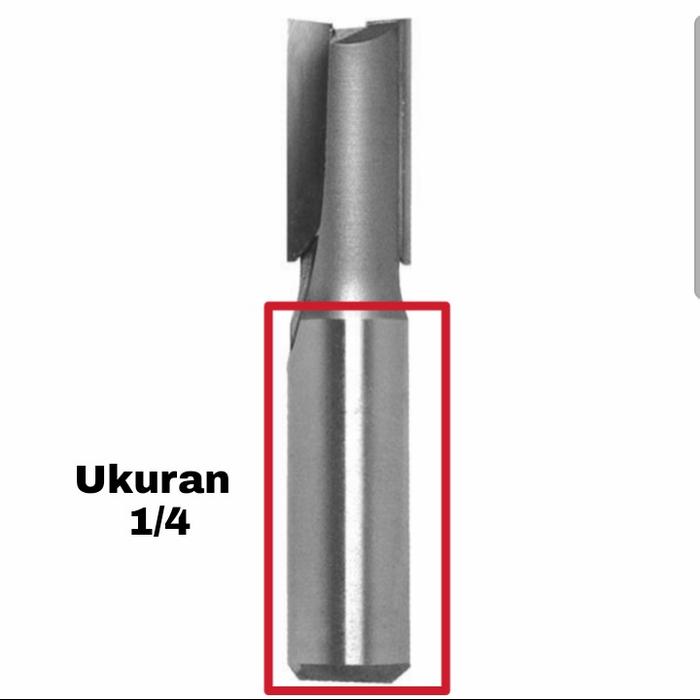 Jual MATA PROFIL KAYU LURUS STRAIGHT BIT 4MM / MATA PROFIL TRIMMER ...