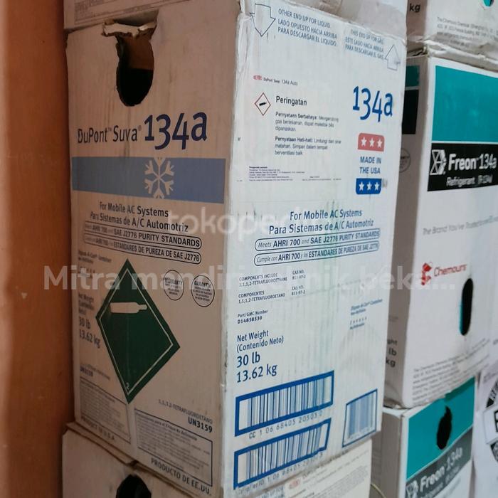 Jual Freon R134a chemours USA Dupont 13.62kg bintang 3 for mobile AC ...