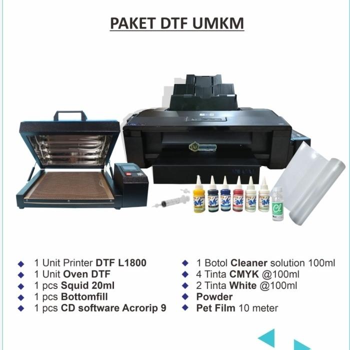 Jual Printer DTF A3 Modul Roll to Roll | Paket Printer Sablon DTF ...