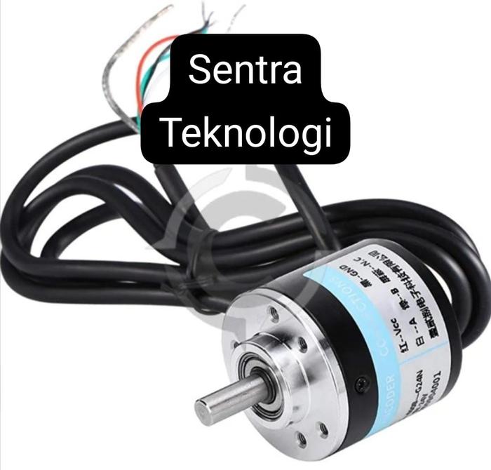 Jual Rotary Encoder 5V 24V NPN AB 2-Phase 360 PPR Photoelectric ...