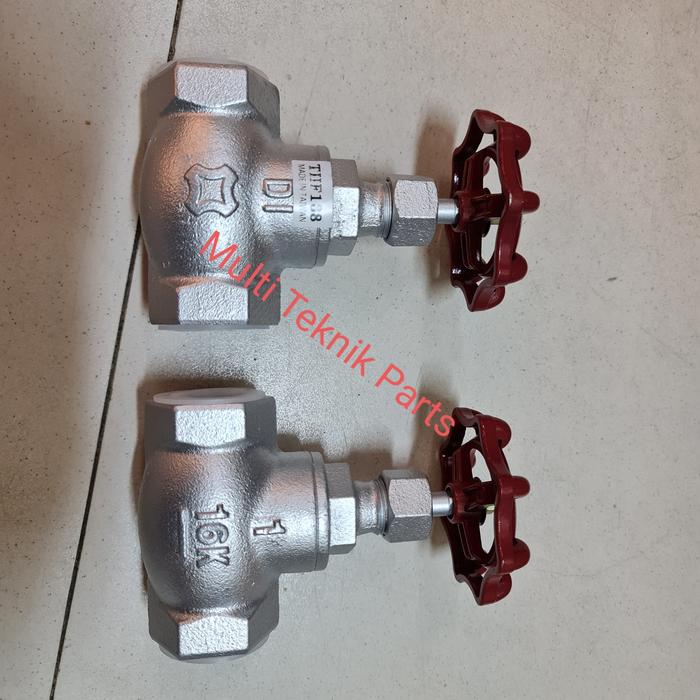 Jual Globe Valve Steam drat 1" inch / Globe Valve Ductile Iron 16K ...