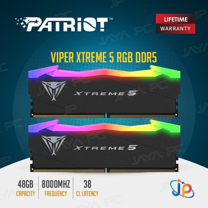 Promo Patriot Memory Viper Xtreme 5 RGB DDR5 PC64000 8000Mhz 48GB ...