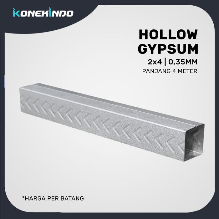 Jual Hollow Besi Holo 2x4 Rangka plafon Gypsum Tebal 0.35mm - Kota Makassar - KONEKINDO | Tokopedia