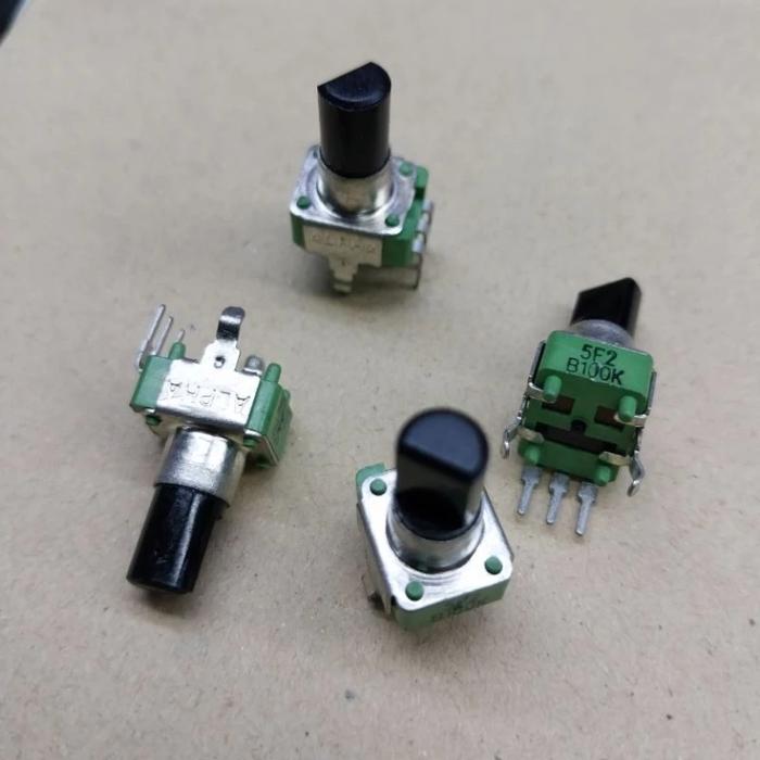 Jual Potensio 3 pin ALPHA B100K Mini As Pendek Hijau - Jakarta Barat ...