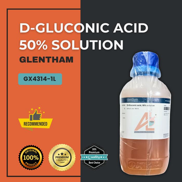 Jual D-Gluconic Acid, 50% Solution | C6H12O7, 1 Liter - Kab. Bogor ...