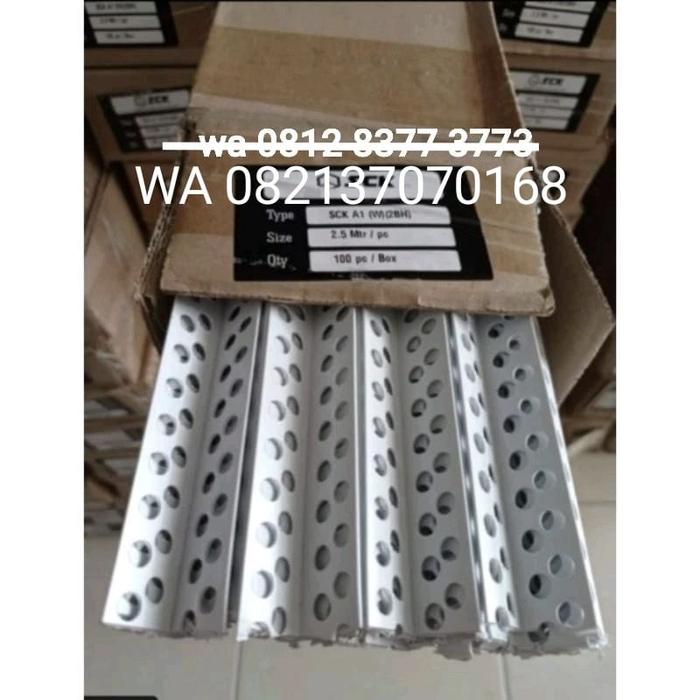 Jual Corner bead UPVC sudutan luar tembok UPVC SCK A1 W 2.5M,MINIMAL ...