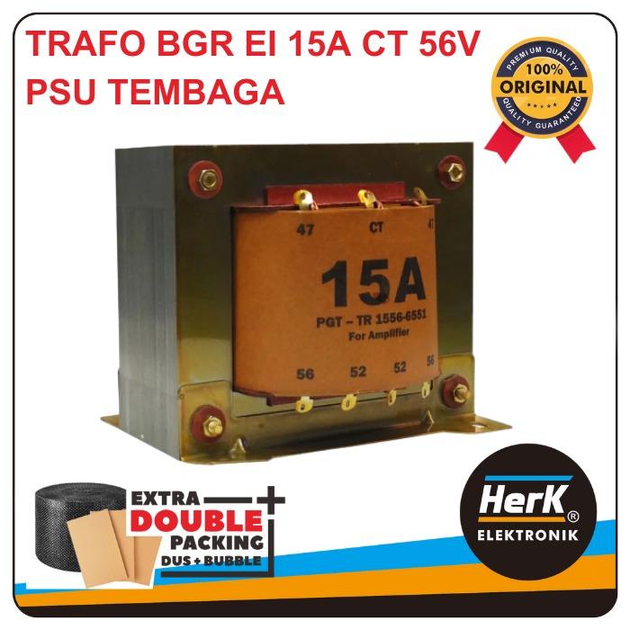 Jual TRAFO KOTAK 15A CT 56V TRAFO EI 15A CT 56V PSU TEMBAGA MURNI BGR - Jakarta Barat - HERK ...