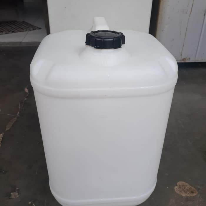Jual JERIGEN PUTIH HDPE25 LITER/JERIGEN TRANSPARAN 25LITER (SECOND ...
