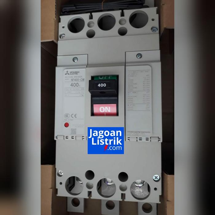 Jual MCCB NFB NF400CV 3P Mitsubishi Breaker 3 Phase NF400CW 300A 350A 400A - Kota Surabaya ...