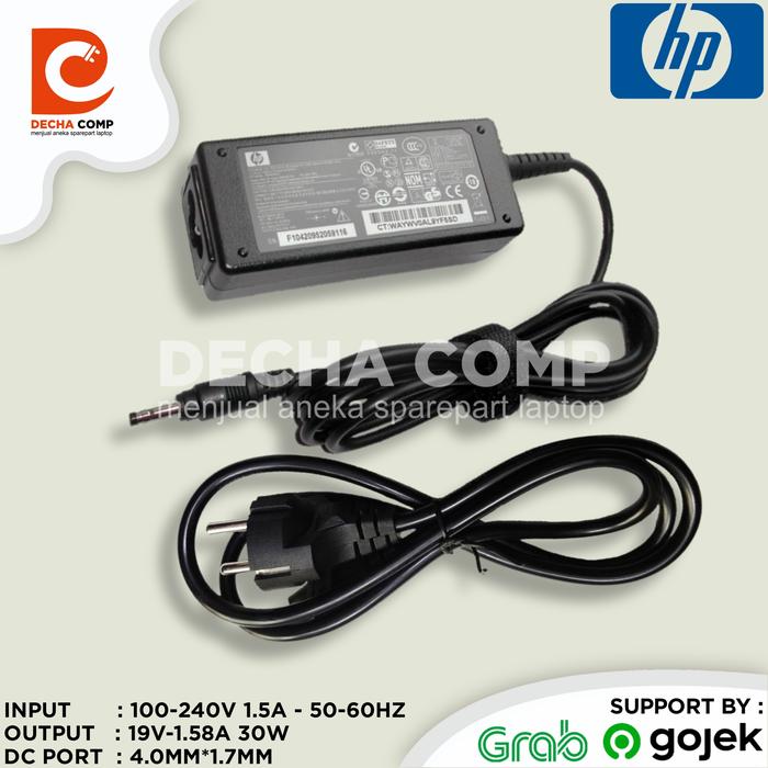 Jual Adaptor Charger Original NetBook HP Mini 1002TU 110-1000 PC 19V-1.58A - Jakarta Selatan ...